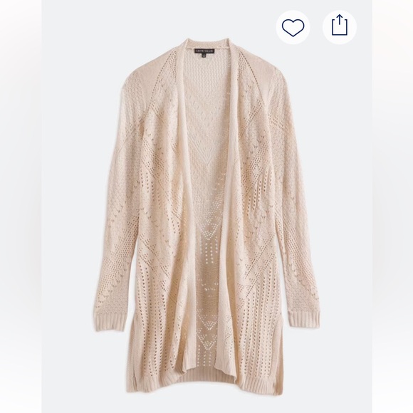 Love Ellie | Sweaters | Love Ellie Cheril Pointelle Duster Cardigan M ...